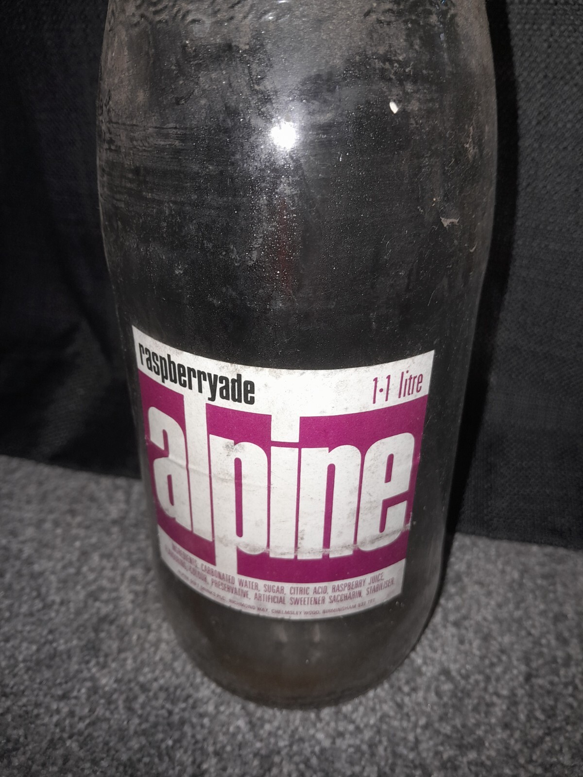 Alpine Soft Drinks Pops Glass Bottle Vintage | Grelly UK