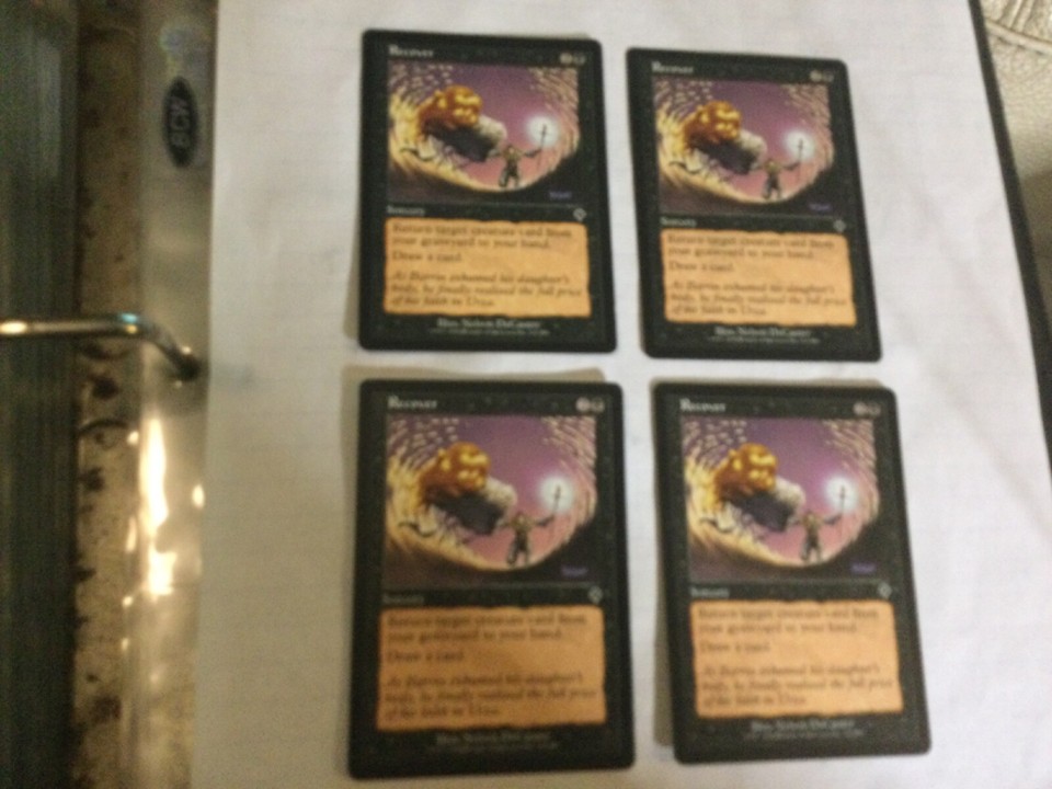 4 x recover MTG Magic the gathering card | eBay