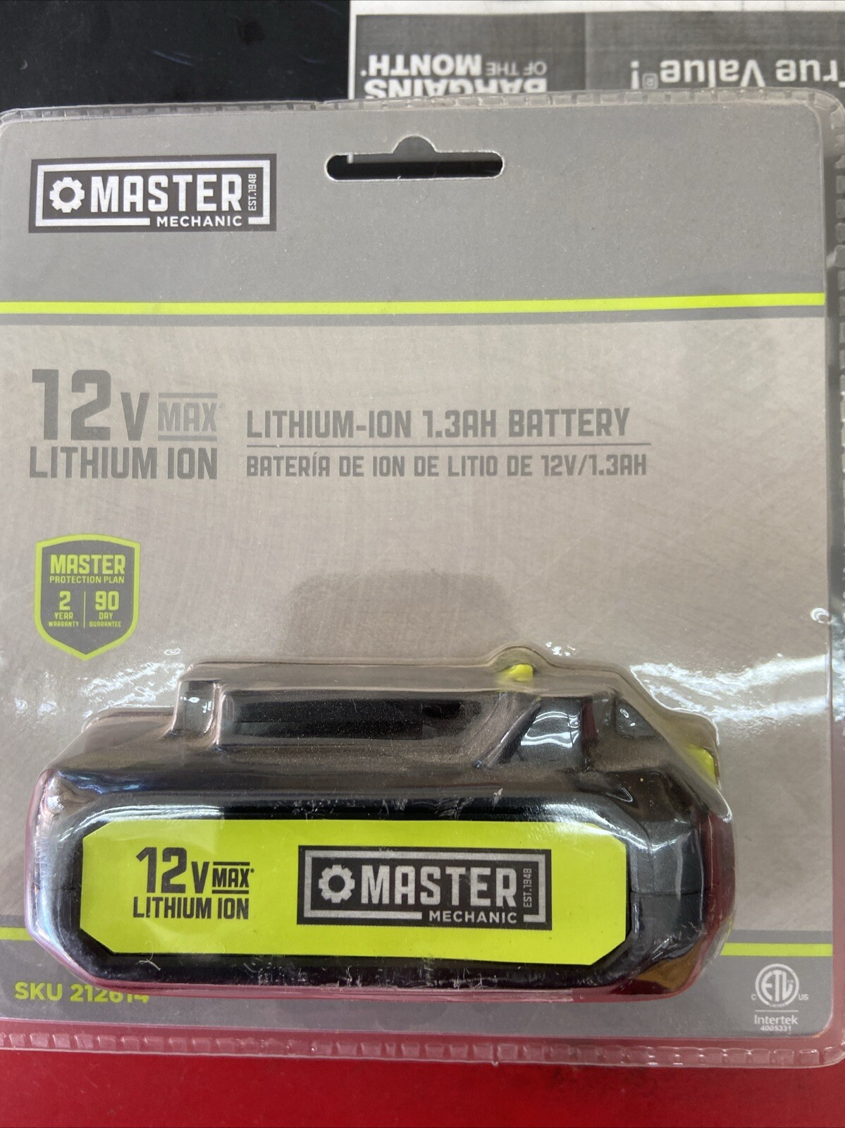 Master Mechanic 212614 Lithium-Ion 1.3Ah Battery 12V New | eBay