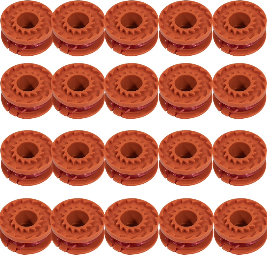 20Pack WORX WA0010 Replacement Spool Line For Grass Trimmer Edger 10ft ...