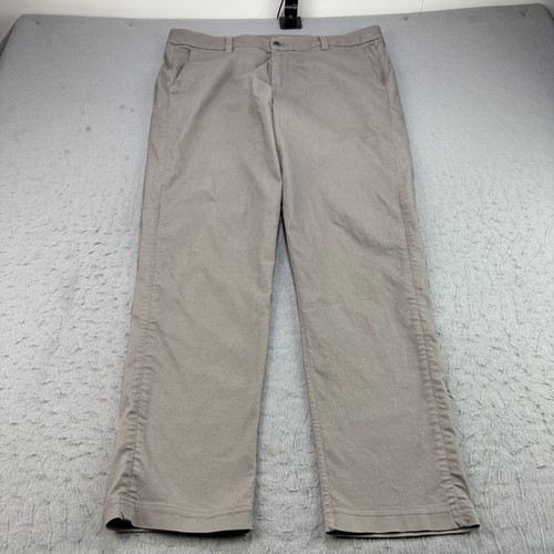 Lululemon Commission Pants Mens 36x31 Gray Chino Slim Oxford Casual ...