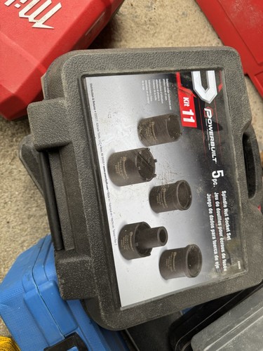 Powerbuilt Spindle Nut Socket Set 648636 | eBay