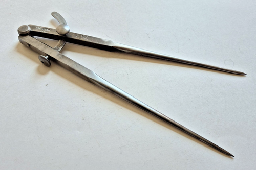 Vintage Pexto 10" Machinist Scribe Wing Divider Compass Tool | eBay