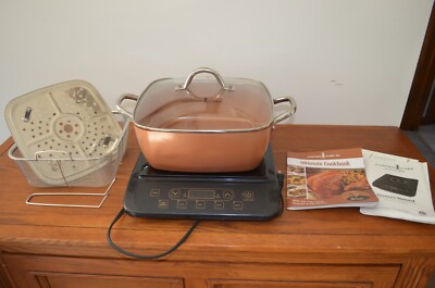 Copper Chef Induction Cooktop With Bonus 11-Inch Casserole Pan | eBay
