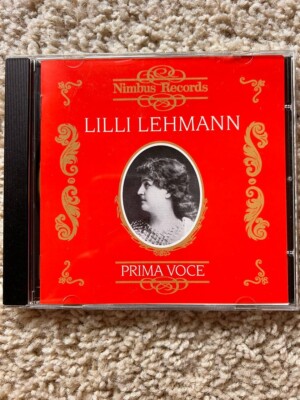 Opera CD Lili Lehmann Prima Voce 2005 NI 7921 710357792120| eBay