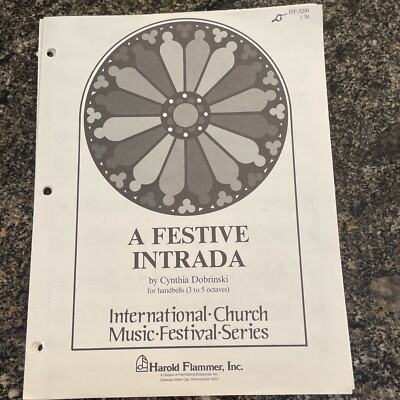 A Festive Intrada for 3-5 octave handbells by Cynthia Dobrinski | eBay