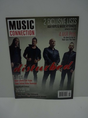 Disturbed Band Music Connection Magazine February NAMM Anaheim Ca 2019 ...