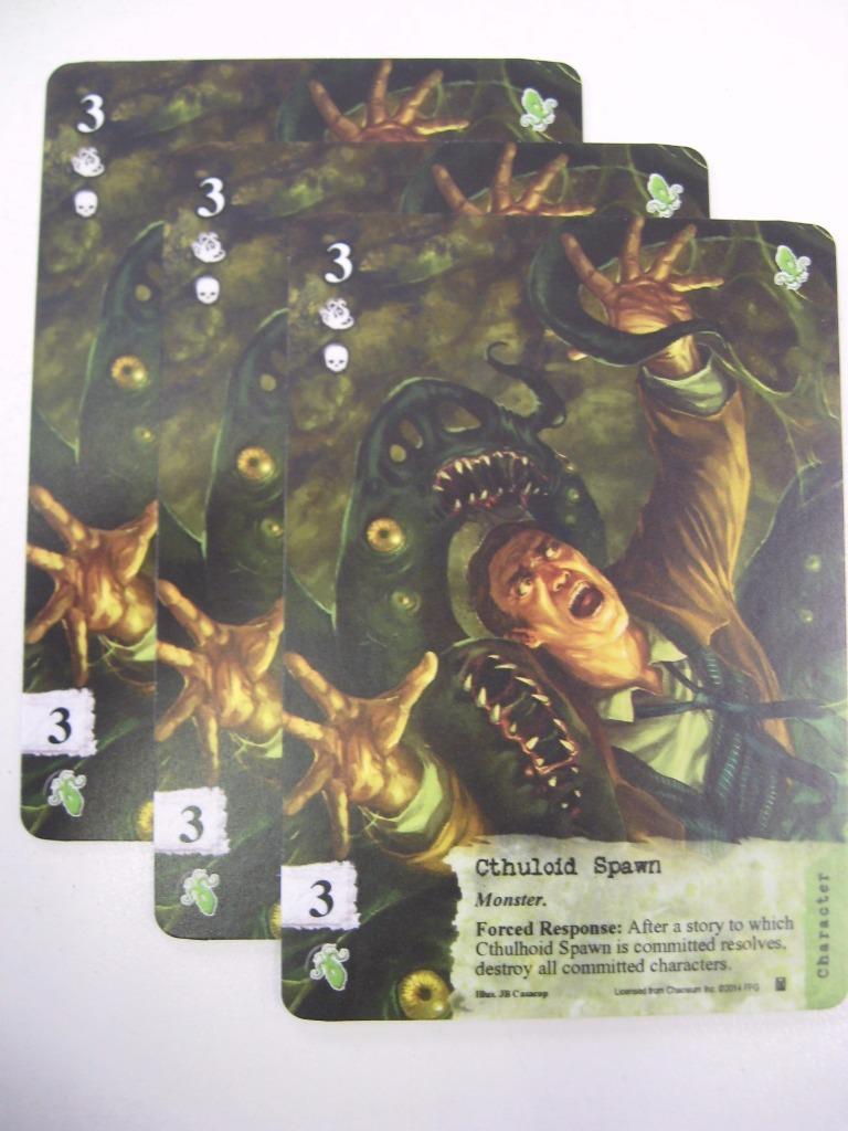 2014 Call Of Cthulhu Summer Season Game Night Cthuloid Spawn Promo Card ...