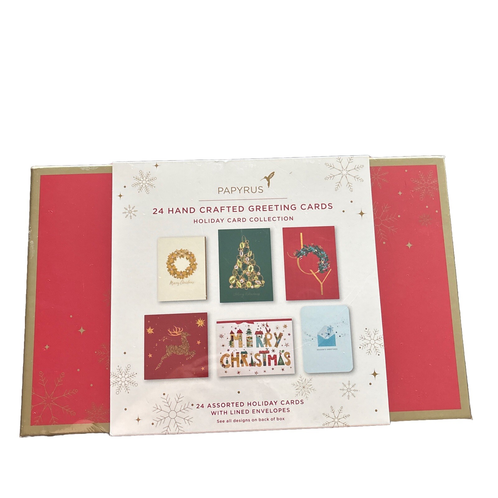 Papyrus Hand-Crafted Holiday Card Collection with Keepsake Box - Set of ...