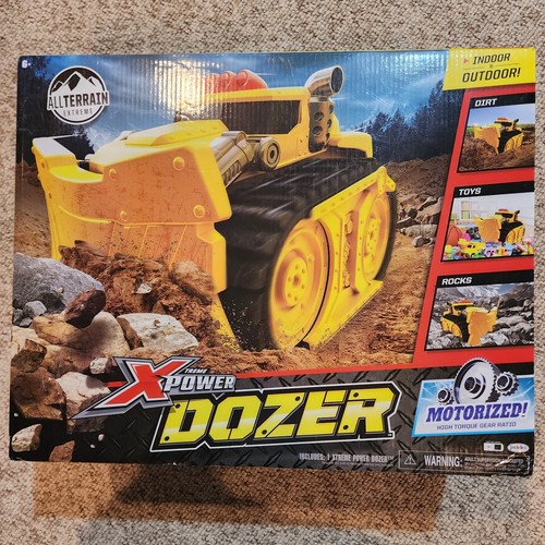 Xtreme Power Dozer Motorized Toy Truck Plows Thru Dirt Toys Rocks ...