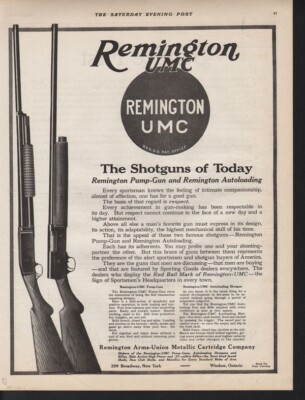 1914 REMINGTON SHOTGUN HUNT SPORTSMAN GUN SPORT OUTDOOR SKEET TRAP AD ...