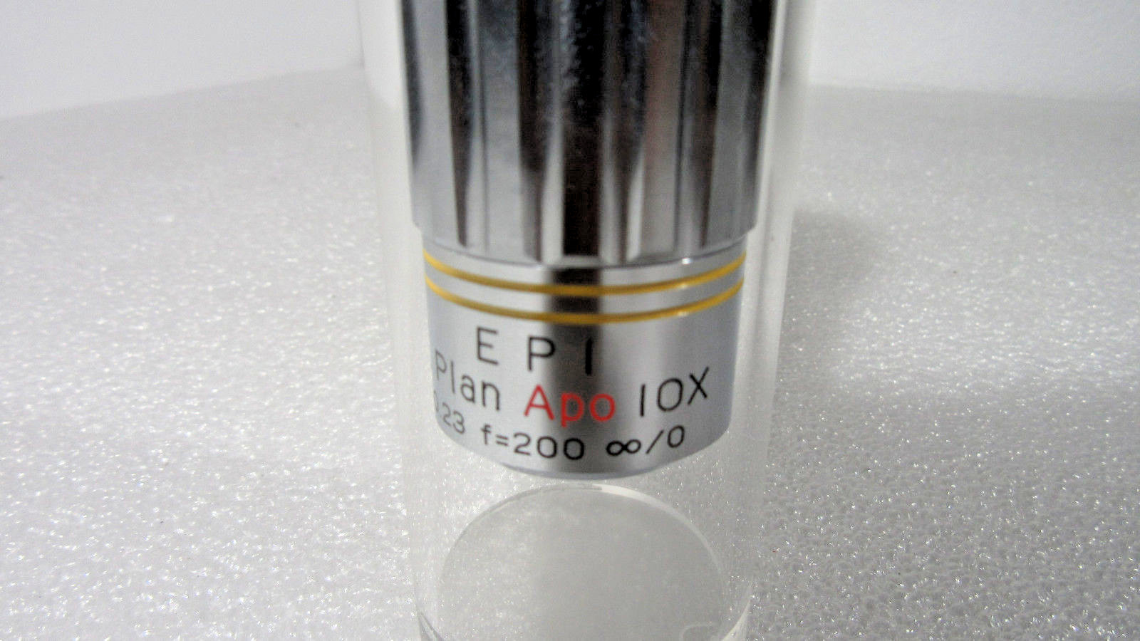 OLYMPUS EPI L PLAN APO 10X 0.23 F = 200 INFINITY MICROSCOPE LENS | eBay