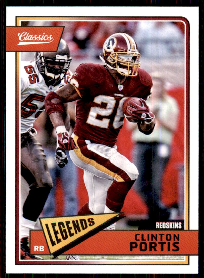 2018 Panini Classics Clinton Portis Washington Redskins #190 NFL ...