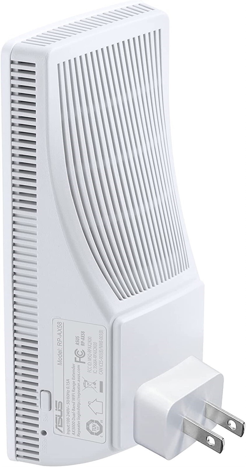 ASUS RP-AX58 AX3000 Dual Band WiFi 6 (802.11ax) Range Extender, AiMesh ...