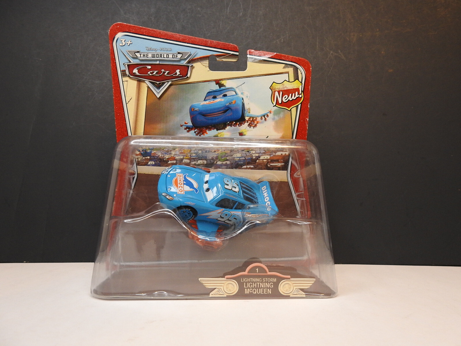 Mattel Disney Pixar The World Of Cars Lightning Storm McQueen Die Cast ...
