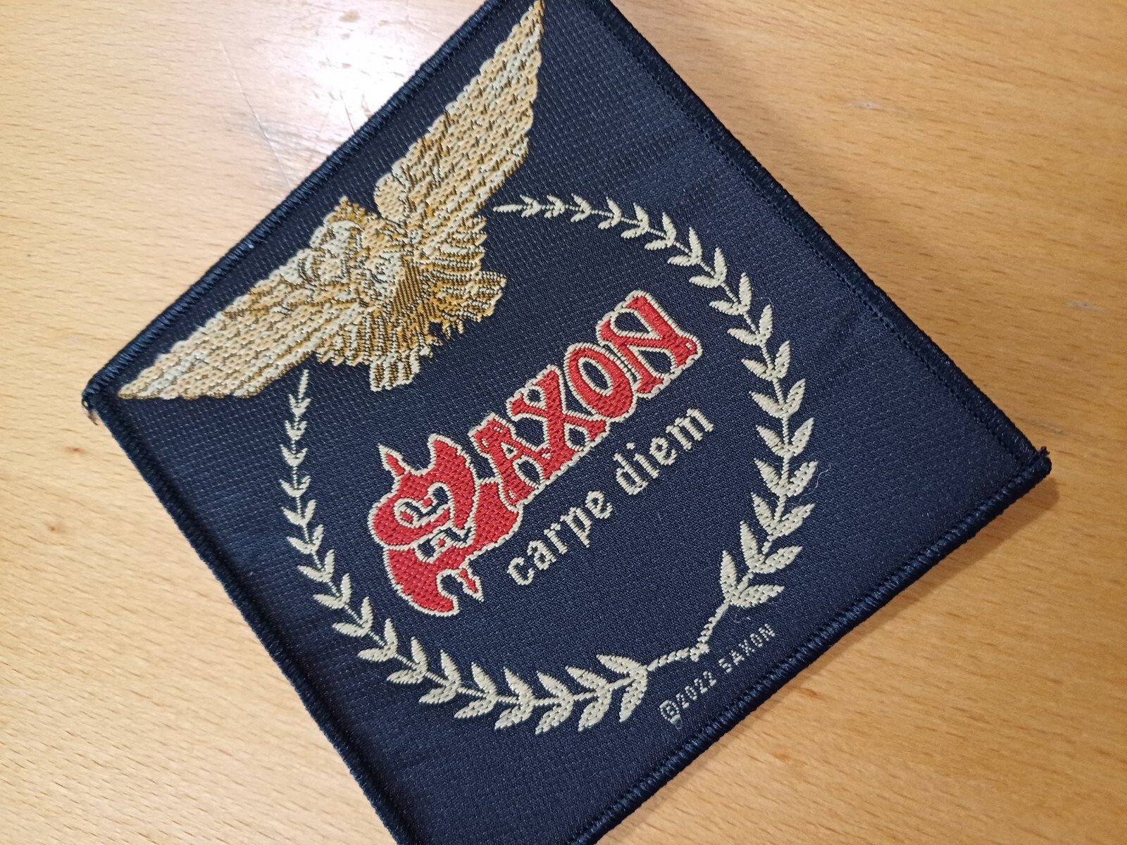 Saxon Patch Carpe Diem | eBay UK