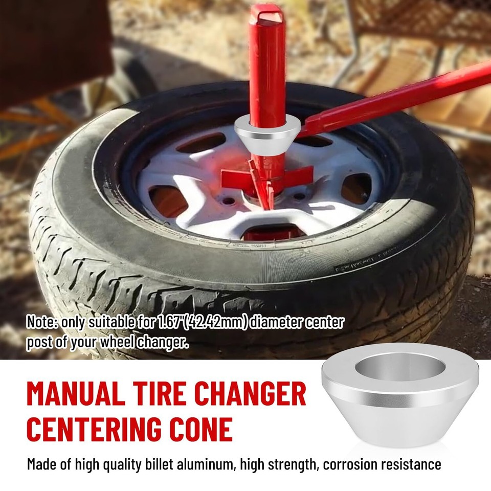 Manual Tire Changer Kit with Tire Changer Duck Head & Cone, for Most ...