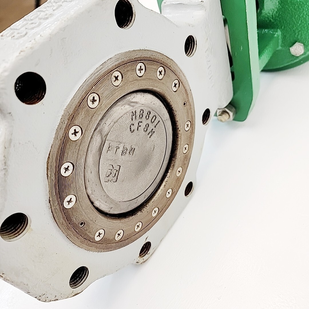 Fisher 4" 8560 CL-300 Butterfly Valve Type 1052 Size 40 Pneumatic ...