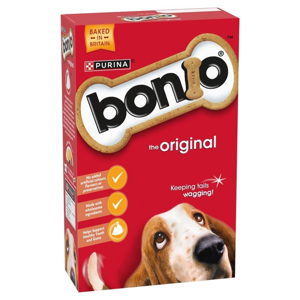 Purina BONIO Original Dog Biscuits 650g –Oven Baked Crunchy Treats ...
