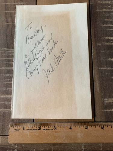 Jack Smith signed title page author autograph famed LA Times columnist ...