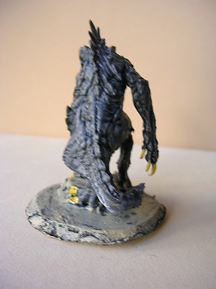 Fallout Miniature Deathclaw Figure Painted Chess Piece not Wasteland ...