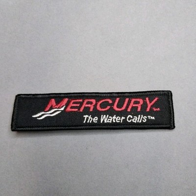Mercury The Water Calls Marine New 4 1/4" x 1" Patch Boating | eBay