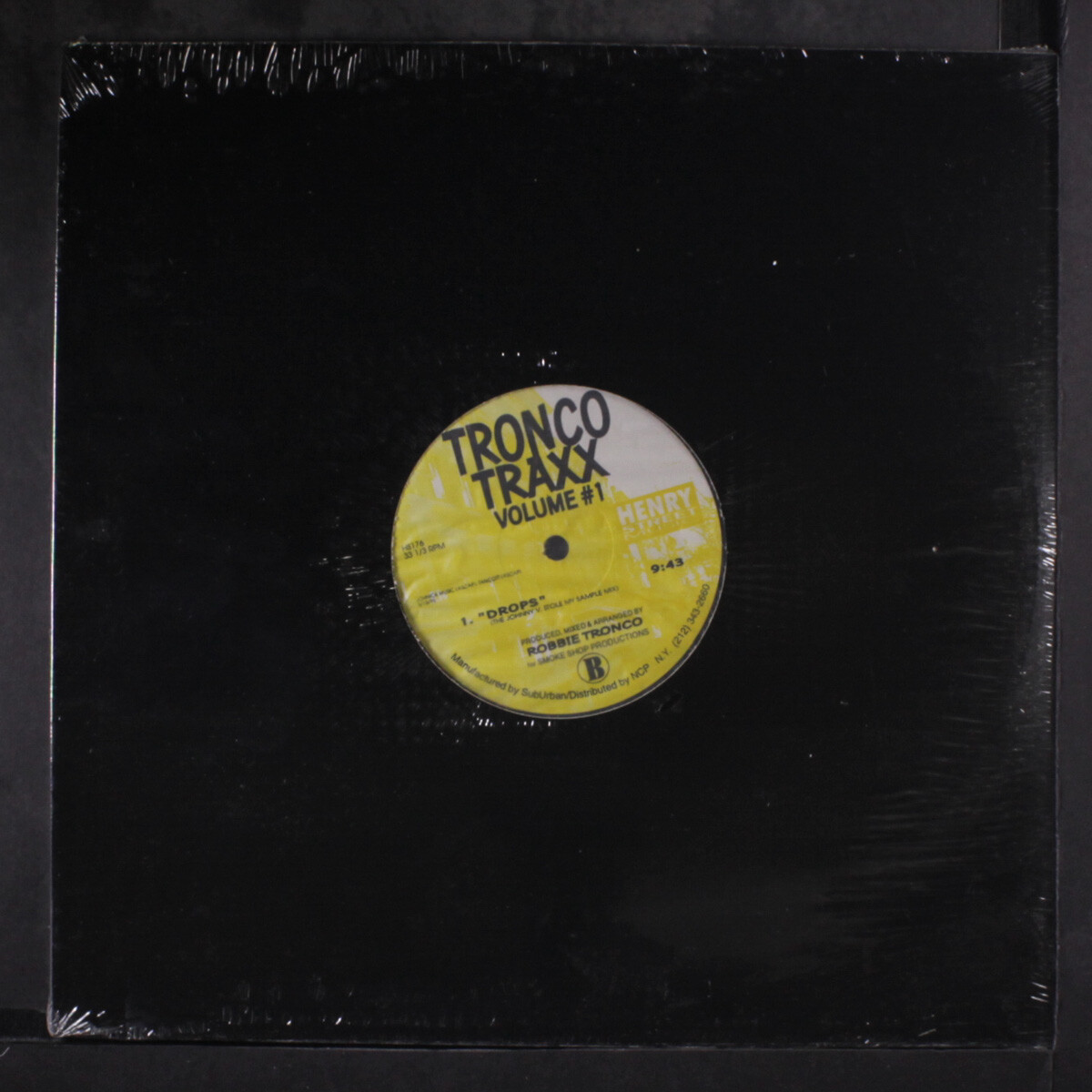TRONCO TRAXX: tronco traxx volume #1 Henry Street Music 12" Single 33 ...