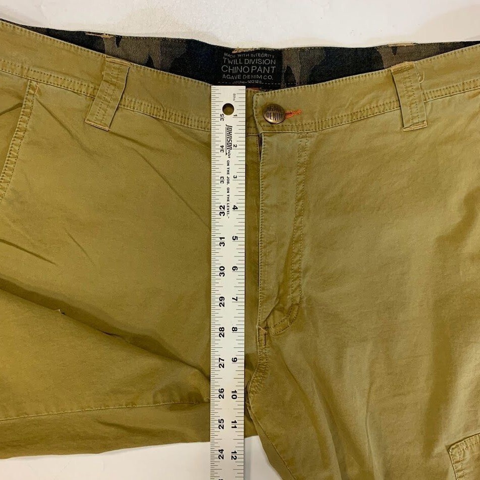 Agave Denim Men's Airman Slim Taper Pocket Chino in D… - Gem