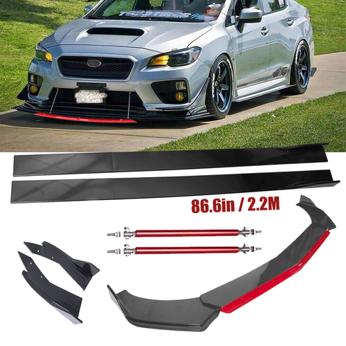 For Subaru Legacy Front Bumper Rear Lip Spoiler Splitters Body Kit ...