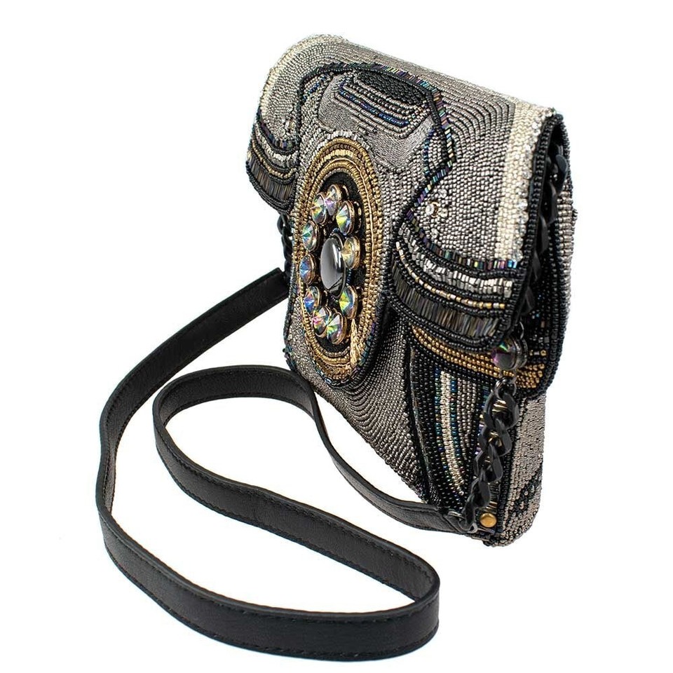 Mary Frances Busy Signal Crossbody Rotary Phone Handbag Beaded Bag ...