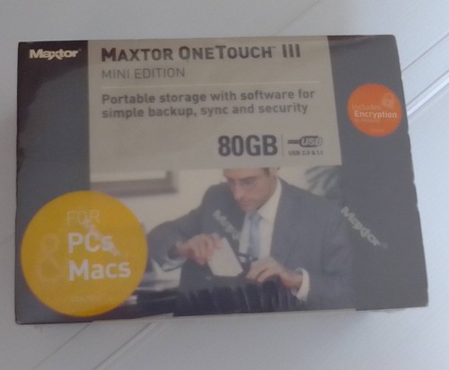 MAXTOR OneTouch III Mini Edition 80GB USB 2.0 still sealed | eBay Australia