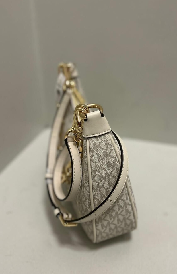 Michael kors Cora Large Zip Pouchette Chain Shoulder Crossbody Bag ...