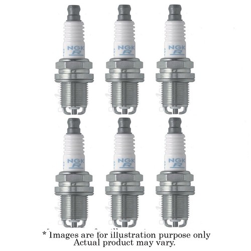6x NGK Spark Plug For Mitsubishi FTO GPX. 2 Dr 2.0L 6A-12 V6 24V DOHC ...