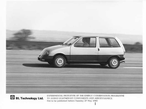 1980 British Leyland Cars Experimental Prototype Concept Car Press ...