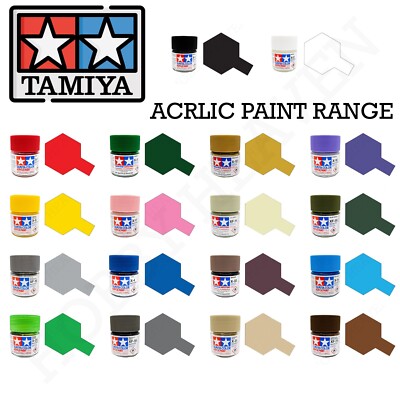 Tamiya Acrylic Paints 10ml X + XF Full Range Flat Fast Shipping | eBay UK