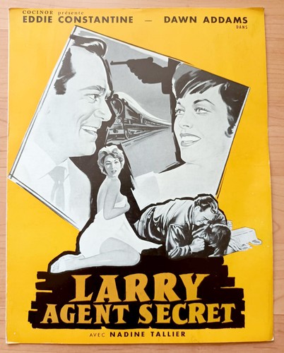 Synopsis, dp Larry Agent Secret - Eddie CONSTANTINE, Dawn ADDAMS, Alvin ...