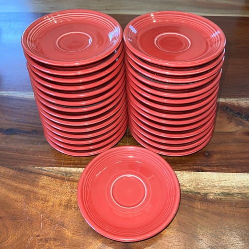 Fiestaware Scarlet Red Saucer 5 7/8” | eBay
