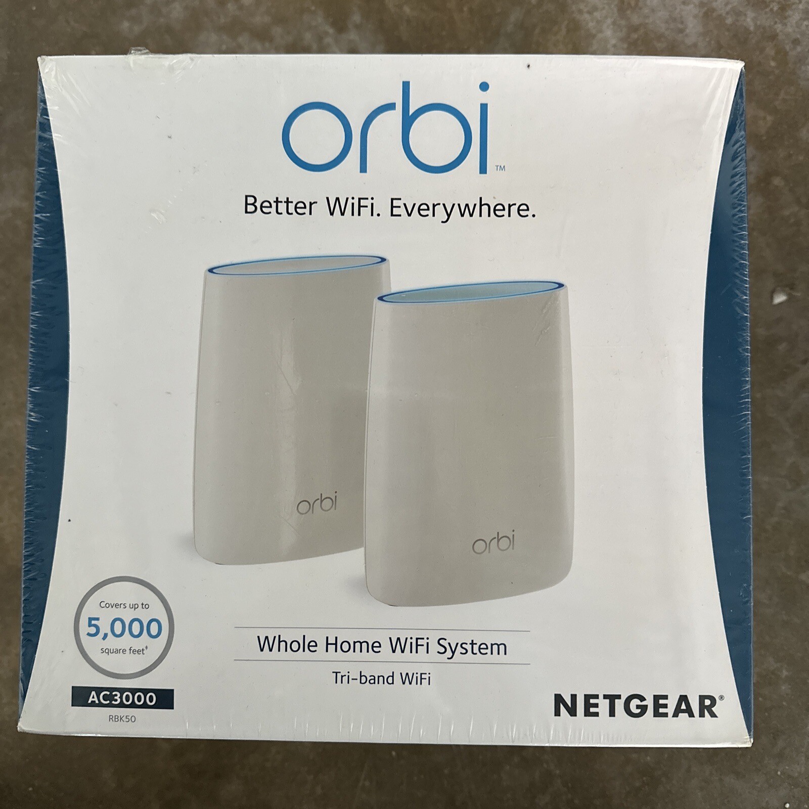 NEW! Netgear Orbi AC3000 TriBand Whole Home Mesh WiFi Router System ...