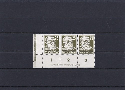 DDR: MiNr. 334 va XII DZ 1, Eckrand 3er Streifen, Postfrisch ** | eBay.de