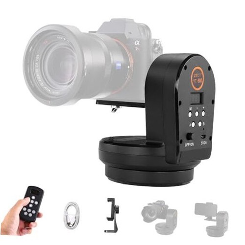 M2 Motorized Rotating Panoramic Tripod Head, Remote Control Pan Tilt ...