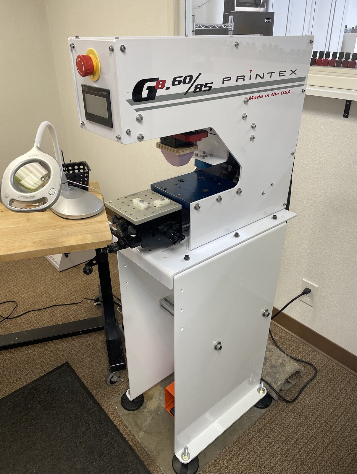 Pad Printer Printex G8 60/85 Inc, 3 Ink Cups And Glass Ink | eBay