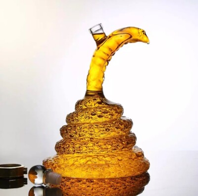 Snake / Cobra Shaped 1000ml Decanter Barware Glassware / Alcohol Wine ...