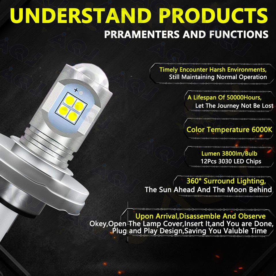 Super Premier LED bulb for car Porsche 356 headlight HELLA 12v 60/55w ...