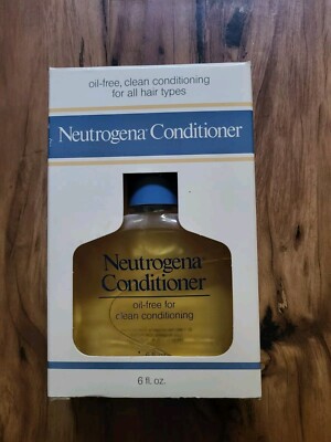 Vintage Neutrogena Oil Free, Clean Conditioner, 6fl Oz, All Hair Types ...