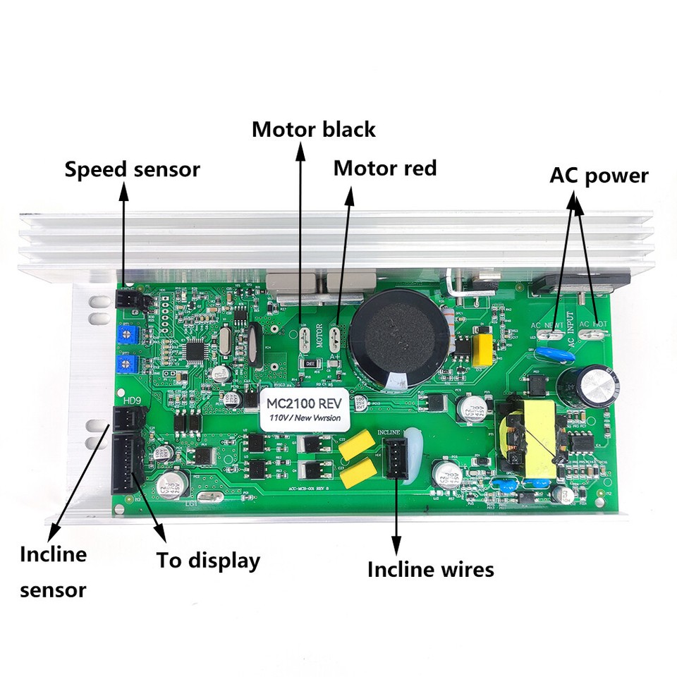MC-2100 REV B MC2100-WA Treadmill Motor Controller ICON PROFORM ...