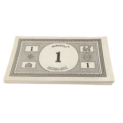 Stack of 40 Replacement Money Monopoly Standard Edition $1 Bills | eBay