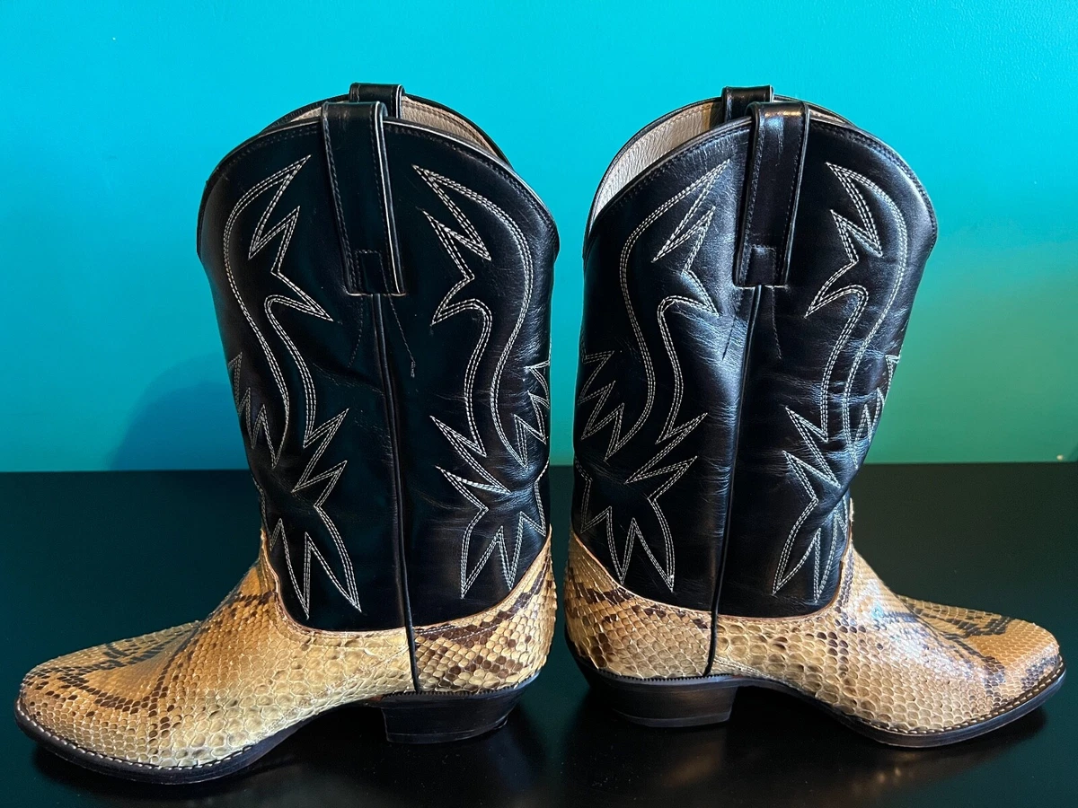 Custom Made Rattlesnake Skin Boots