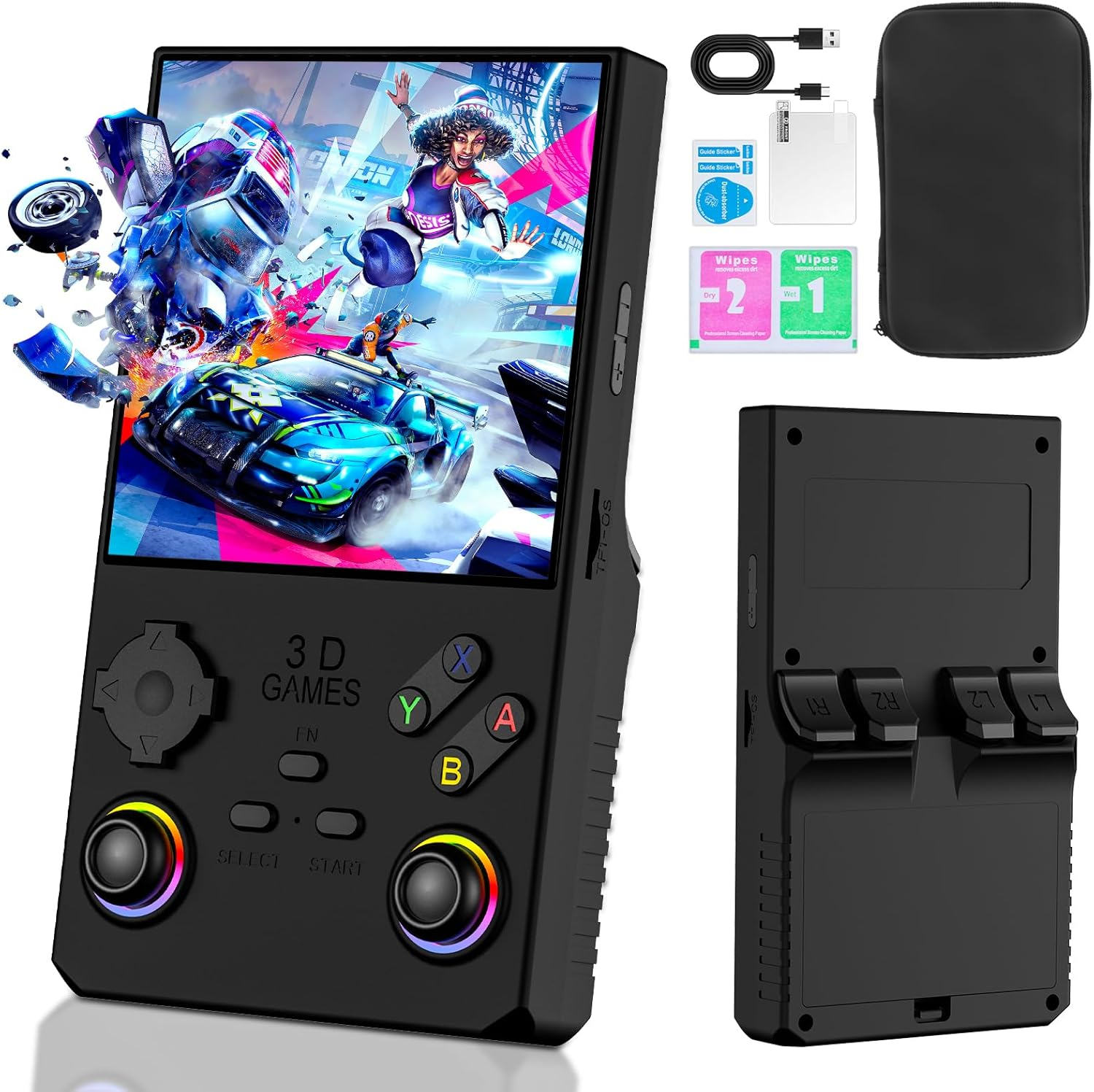 2026 V40MAX Upgraded Retro Handheld Game Console, Built in 40,000 ...