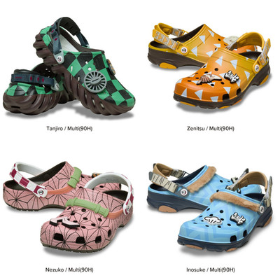 Crocs unisex kimetsu no yaiba Tanjiro Inosuke Zenitsu Nezuko Echo Clogs ...