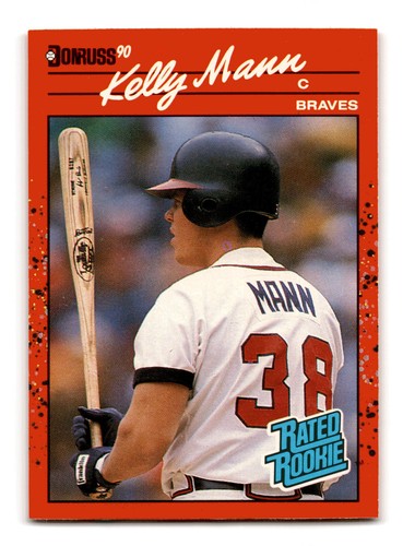 Kelly Mann 1990 Donruss #46c Atlanta Braves Mint | eBay